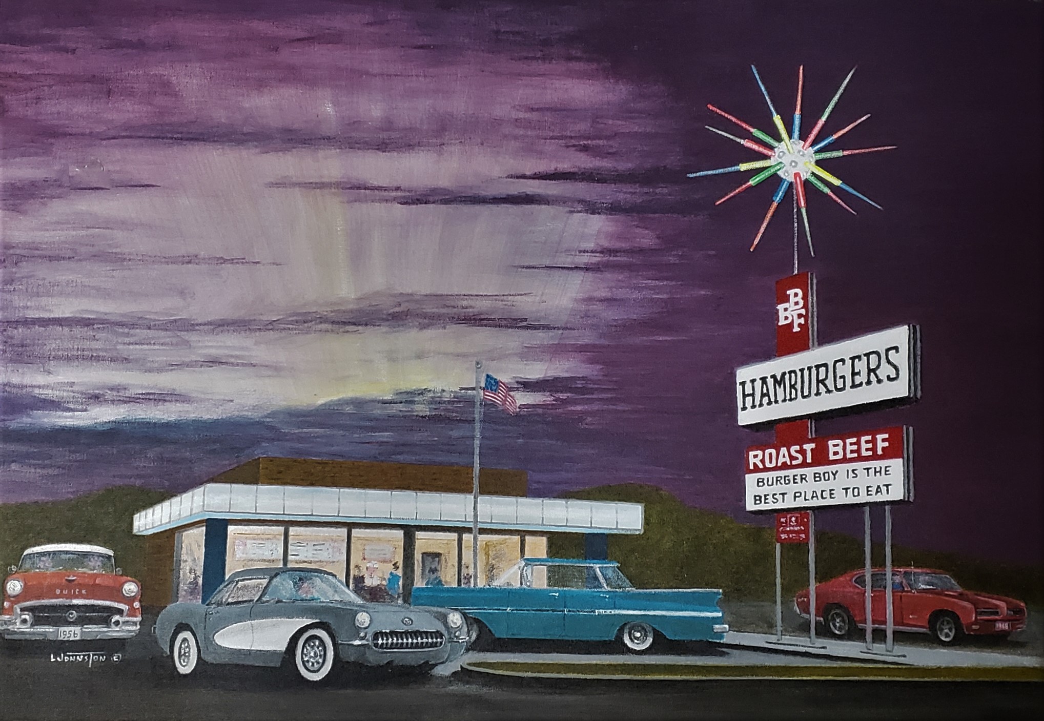 BBF – Burger Boy Food-O-Rama – Larry Johnston, Nostalgic Artist
